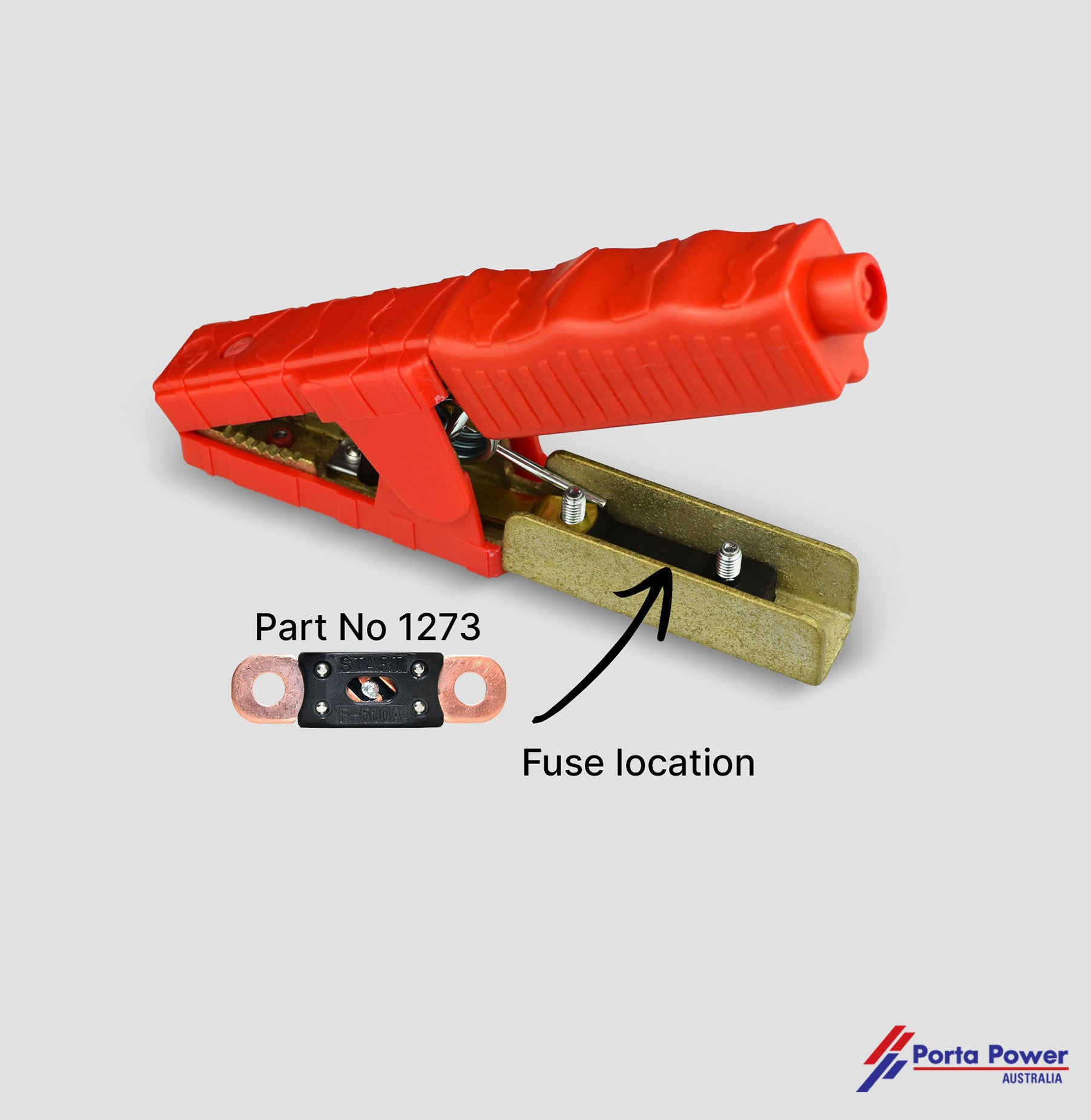 Red Clamp Positive Heavy duty – Jump Starter Australia